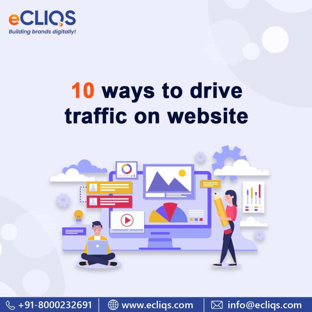 10 Ways to Drive Traffic on a Website | e-Cliqs Consulting